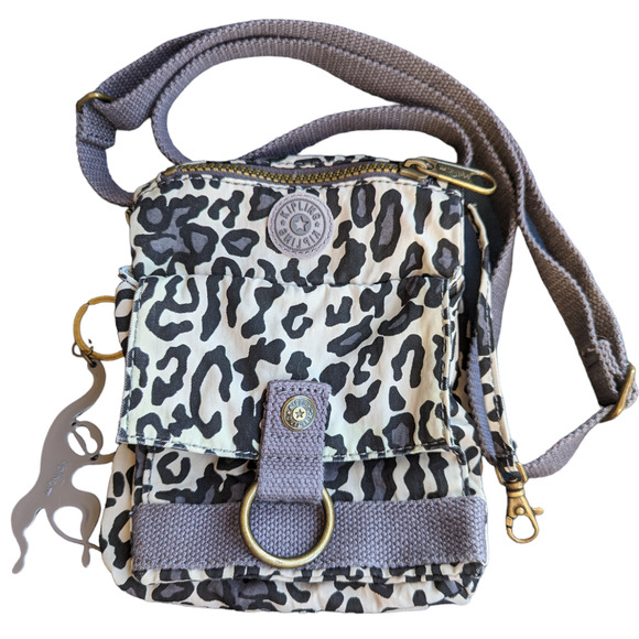 Kipling | Bags | Kipling Leopard Animal Print Crossbody Bag With ...